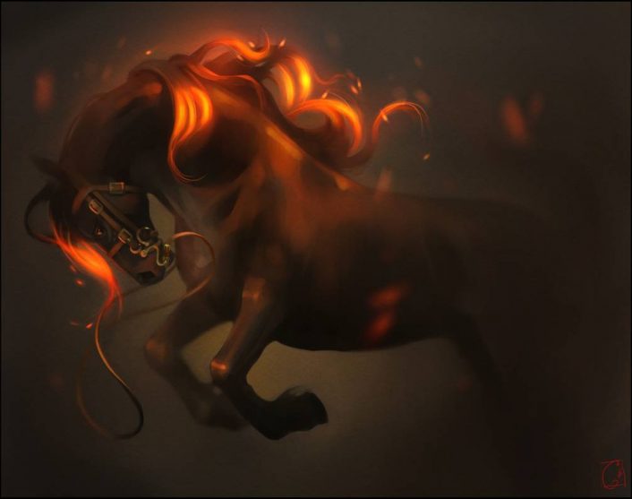 Let Pass The Black Then The Brown, Run Up To The Milk White Steed And ...